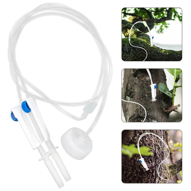 6 PCS PLASTIC Tree Infusion Bag Tube Automatic Duct Irrigation Supplies ...
