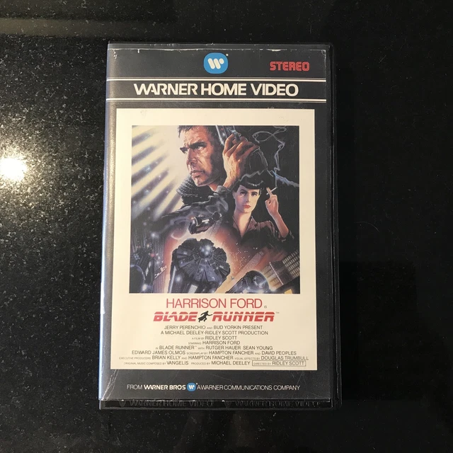 BLADE RUNNER (ORIGINAL VERSION) WARNER UK VHS BIG BOX - VIDEO Pre Cert ...