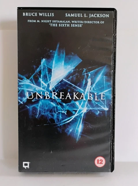 UNBREAKABLE VHS BRUCE Willis Samuel L Jackson Superhero Action Movie £5 ...