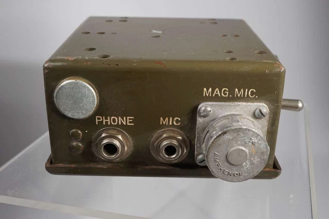 VINTAGE US ARMY Signal Corps Interphone Control Box BC 606 D - WW2 WWII ...