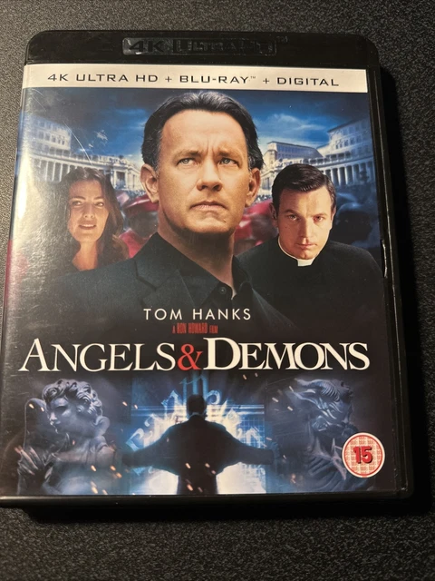 Angels And Demons Blu Ray 2016 4k Ultra Hd 2 Disc Set Tom Hanks Eur