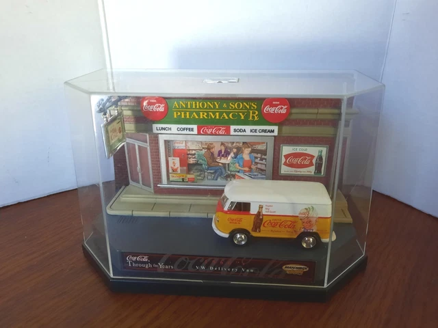 COCA-COLA THROUGH THE Years Matchbox 1960's VW delivery van display ...
