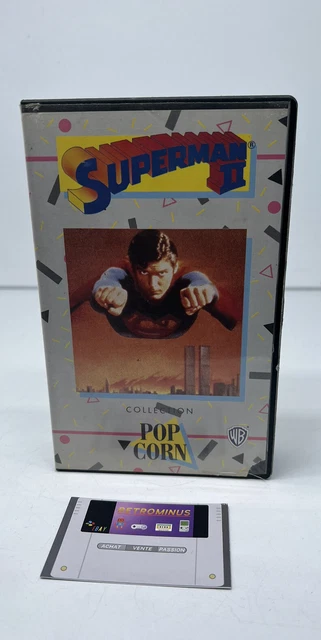 RARE VHS POP Corn Superman 2 Cassette Video Warner Bros EUR 24,90 ...