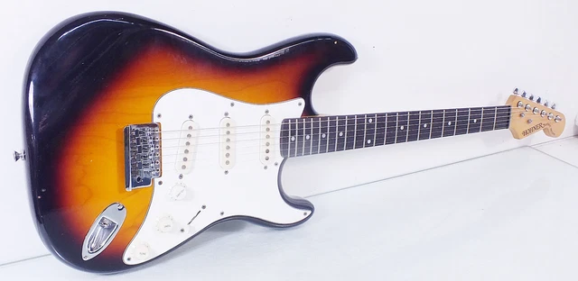 HOHNER ARBOR SERIES Sunburst Strat Stratocaster Electric Guitar £51.00 ...