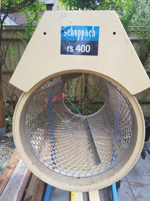 SCHEPPACH RS400 Electric Rotating Drum Garden Sieve £150.00 - PicClick UK