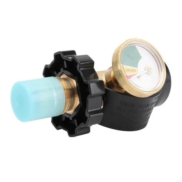 GAS PRESSURE REDUCING Valve Connector Propane Regulator Threaded ...