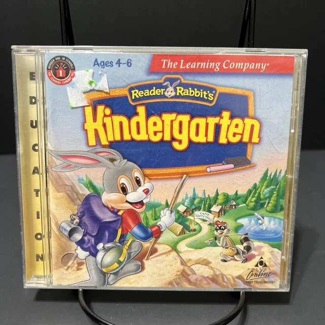 READER RABBIT'S KINDERGARTEN (CD-ROM, 1998) PC Game Version 2.01 ...