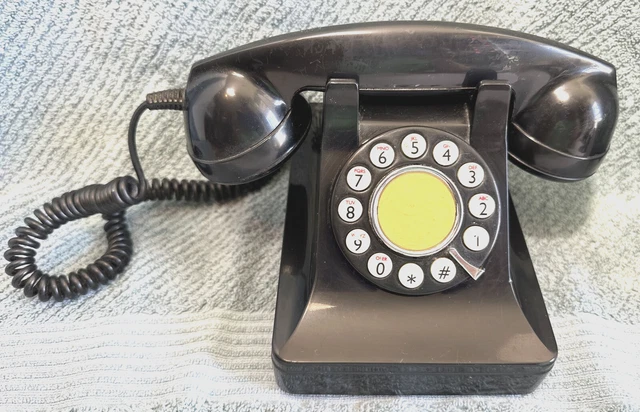MICROTEL TELEPHONE MODEL 999 Rotary Push Button Phone Black £14.17 ...