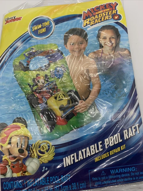 DISNEY JUNIOR MICKEY And The Roadster Racer Inflatable Pool Raft ...