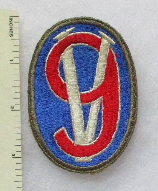WORLD WAR II US Army 95th INFANTRY Division OD Border Patch EUR 6,63 ...