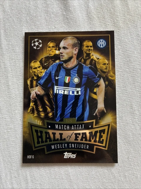 TOPPS MATCH ATTAX Champions League 25/26 Hall of Fame Wesley Sneijder ...