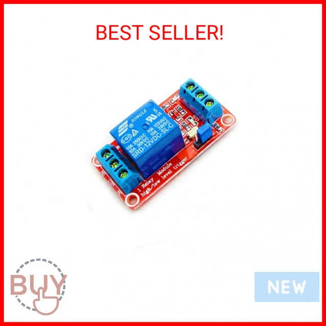 HILETGO 12V 1 Channel Relay Module with Optocoupler Isolation Support ...