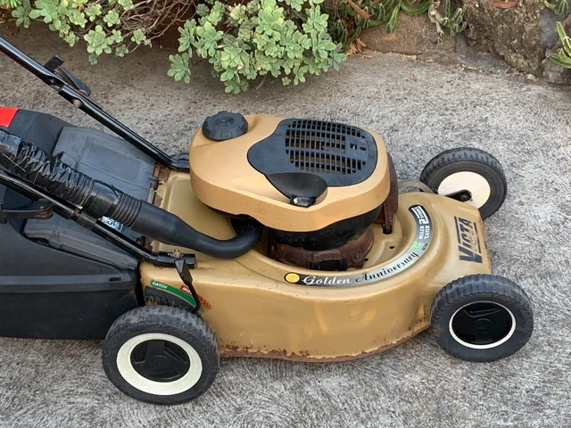 VICTA 50TH ANNIVERSARY lawn mower with two stroke power torque engine ...