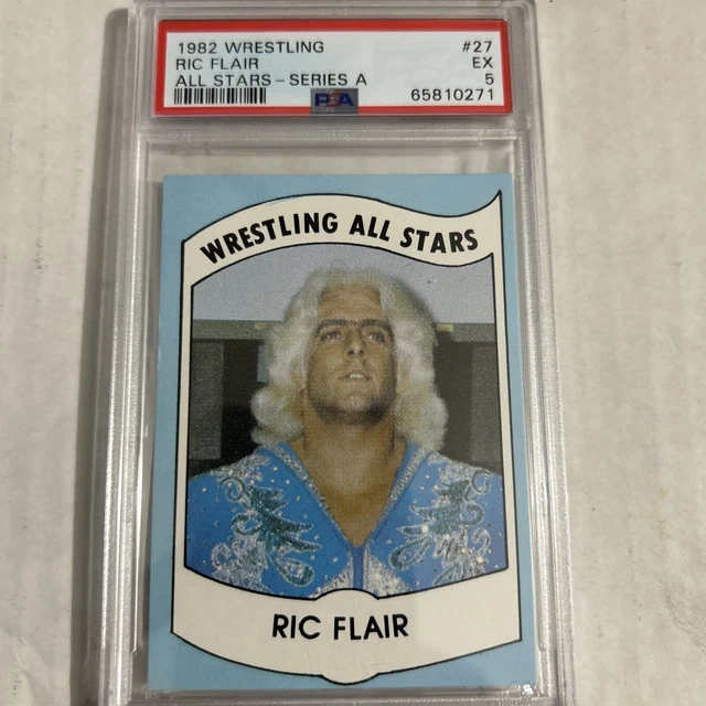 1982 WRESTLING ALL Stars Ric Flair #27 Psa 5 EUR 935,53 - PicClick FR