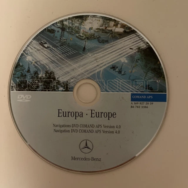 MERCEDES-BENZ DVD EUROPE Navigation Dvd Comand Aps Version 4.0 £31.92 ...