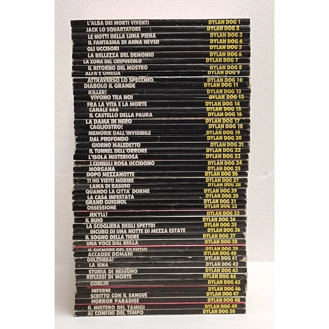 DYLAN DOG SECONDA Ristampa 1-50 Sequenza Completa Bonelli EUR 80,00 ...