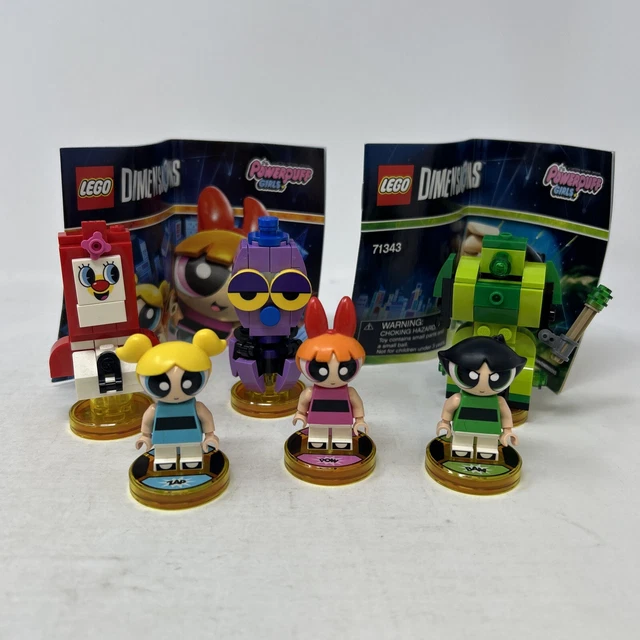 LEGO DIMENSIONS POWERPUFF Girls Team Fun Pack - Bubbles Blossom 71343 ...