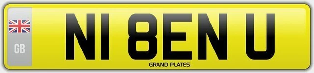 BEN BENJAMIN BENS N1 Ben Personal number plate UK car registration N18 ...