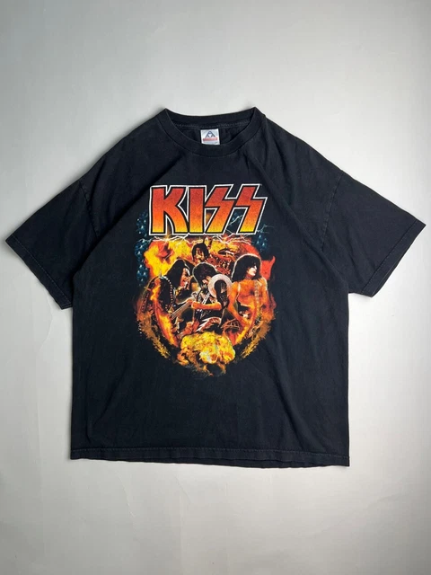KISS WORLD DOMINATION Tour Vintage T-Shirt Rock Band 2Xl EUR 75,00 ...