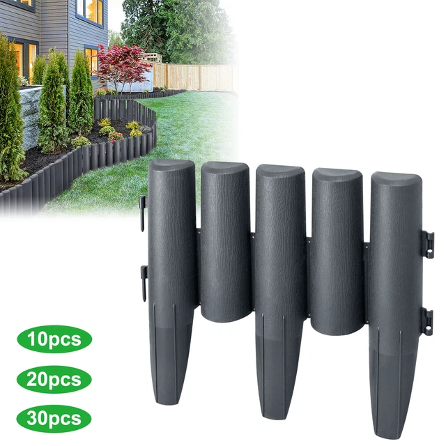 GARTEN PALISADE BEET Umrandung Rasenkante Randstein Kantenstein Einfassung Zaun EUR 10,59 ...
