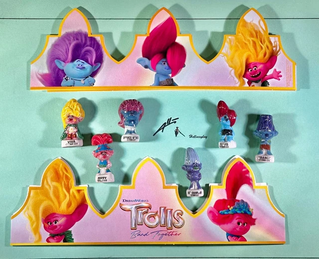 SÉRIE DE FÈVE TROLLS 2024 Band Together DreamWorks EUR 13,50 - PicClick FR
