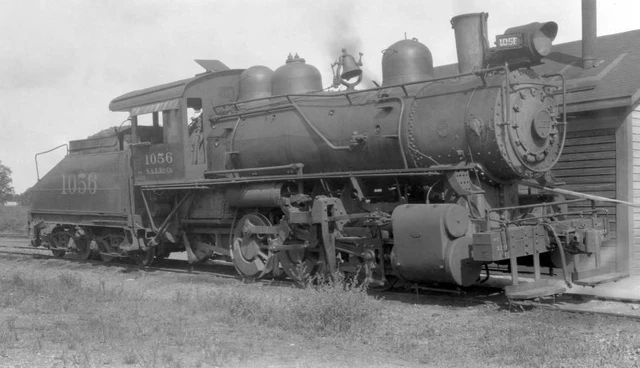SAL SEABOARD AIR Line Railroad Locomotive Engine No 1056 Old Train ...