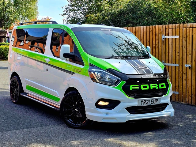 *SOLD* FORD TRANSIT custom DVC *PREMIUM PACK* 7 Seat double cab sport ...