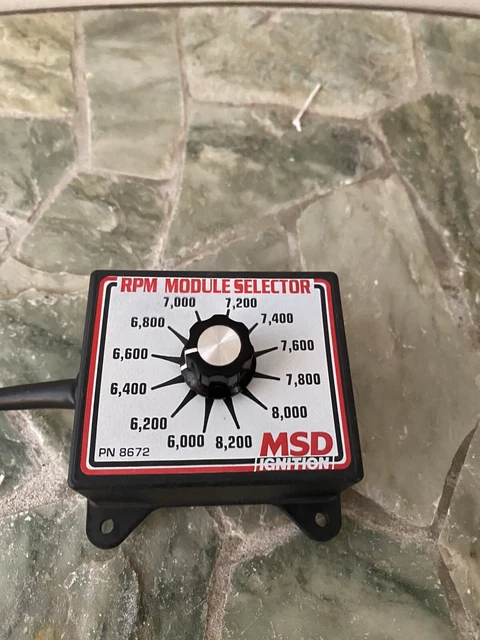 MSD 8672 RPM module Selector, 6000-8200 RPMs, 200 RPM Increments $39.00 ...