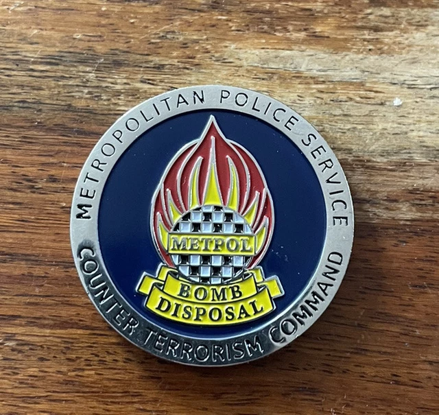 UK BRITISH POLICE Challenge Coin SO15 Counter Terrorism Bomb Disposal ...