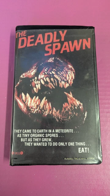 RARE THE DEADLY Spawn 1983 VHS HORROR SCI FI MONSTER MOVIE Aliens Grail ...