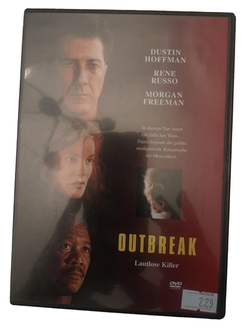 OUTBREAK LAUTLOSE KILLER DVD Thriller Dustin Hoffman Deutsch Englisch ...