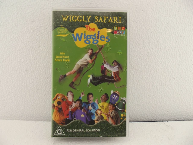 THE WIGGLES WIGGLY Safari Steve Irwin VHS ABC Video 2002 $9.99 ...
