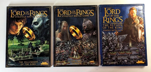 EL SEÑOR DE los Anillos - Trilogía - Paquete de libros de juego de batalla de estrategia ...