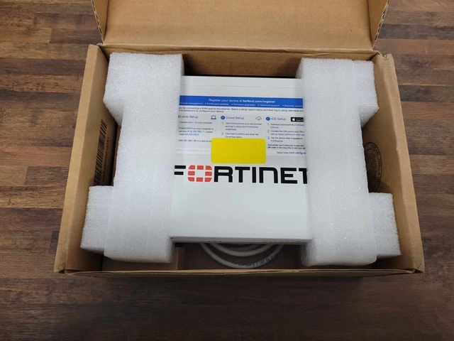 FORTINET FORTIGATE 60F SDWAN/NEXT GEN Firewall Network Security FG-60F ...