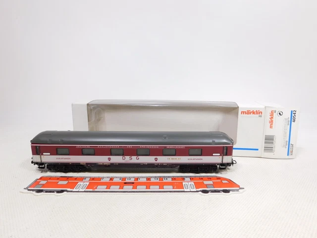 MÄRKLIN H0 AC 40542 Sheet Metal Sleeper Wlabm 06-40 274-8 DSG Sg + Box ...