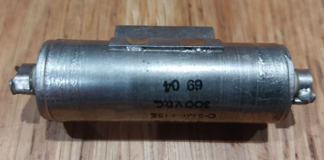 EX-MOD STC CAPACITOR Type 4774A-2 0.5MFD 0.5μF 300VDC 5CZ/43357/86 £10. ...