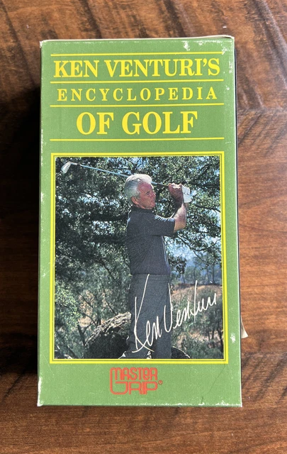 KEN VENTURI'S ENCYCLOPEDIA of Golf VHS 1990 2 Tape Box Set Vol 3 & 5 ...
