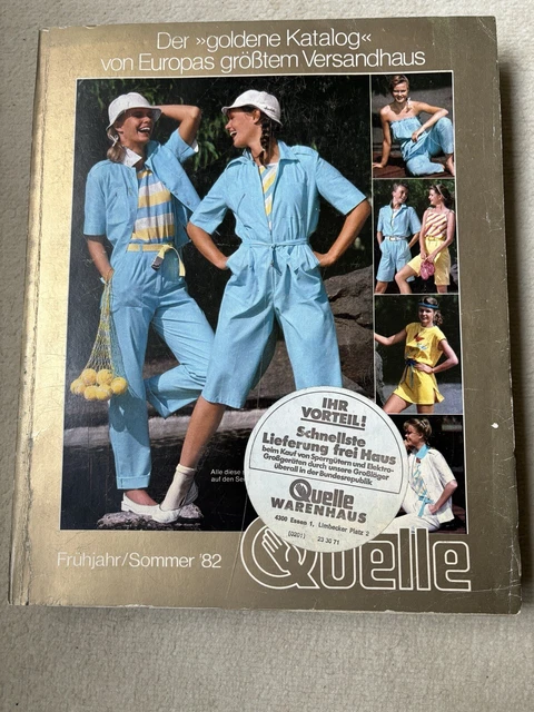 QUELLE KATALOG FRÜHJAHR / Sommer 1982, Der Goldene Katalog 82 EUR 99,00 ...