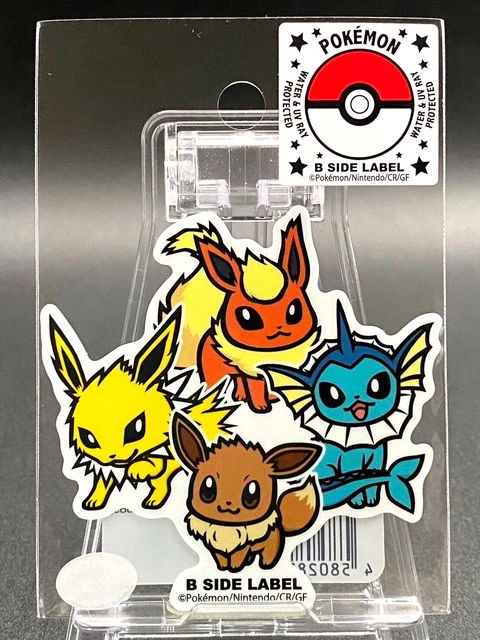POKÉMON X B-SIDE Label Sticker Gathering C Water & UV protection JP LE ...