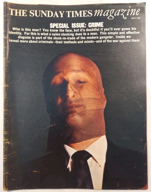 SUNDAY TIMES MAGAZINE 11th July 1965 Crime -Special Feature £6.95 ...