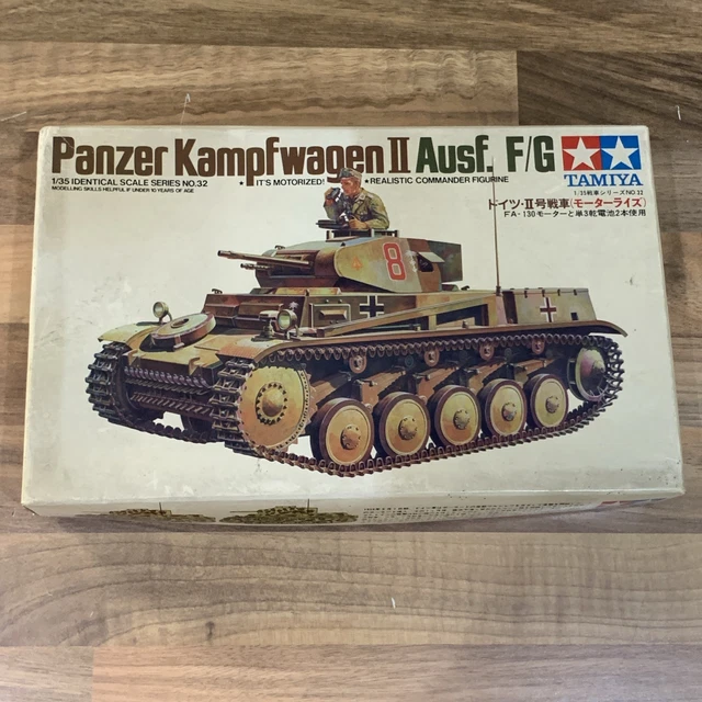 TAMIYA 1/35 MOTORIZED Panzer Kampfwagen II Ausf F/G Tank MT132 - Seaed ...