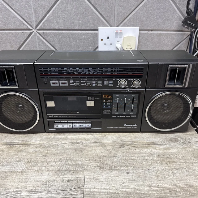 PANASONIC RX-C39L GRAPHIC Equalizer Radio Works But Not Tape £19.99 ...