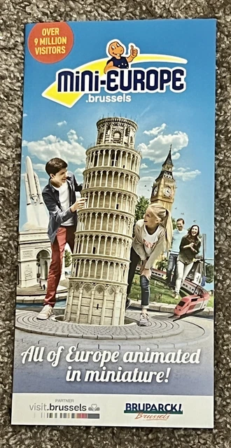 MINI EUROPE BRUSSELS 2022 Guide & Map Leaflet Includes discount voucher ...