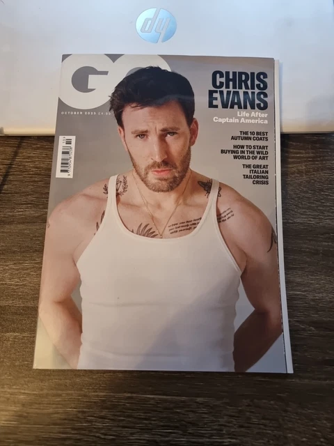 GQ UK MAGAZINE October 2023 Chris Evans Life After Captain America £10. ...