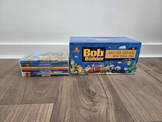 BOB THE BUILDER Bob's Tool-Box DVD 2011 10-Disc Set. Perfect Condition ...