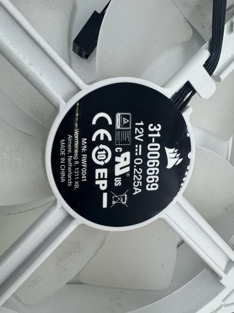 CORSAIR RGB LED Fan 120mm – Premium Magnetic Levitation (ML120) $39.00 ...