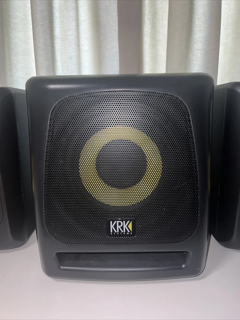 KRK SOUND SYSTEM Rokit 6 Powered Speaker 8s Powered 8” Subwoofer ...