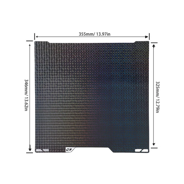 FLEXIBLE BUILD PLATE Double Sided Print Bed Strong Adhesion For PLA ...