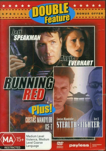 RUNNING RED DVD + STEALTH FIGHTER - Jeff Speakman Angie Everhart 1999 ...