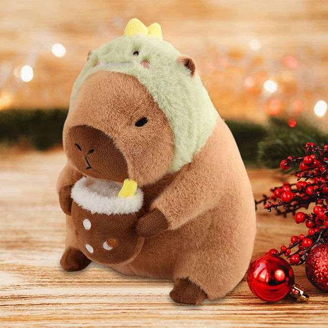 CAPYBARA PLUSH TOY Cute Capybara Stuffed Animal (Dinosaur Capybara 40cm ...